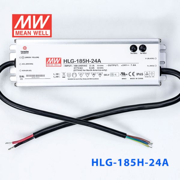درایور LED مینول مدل HLG-185H-24A - راد الکتریک
